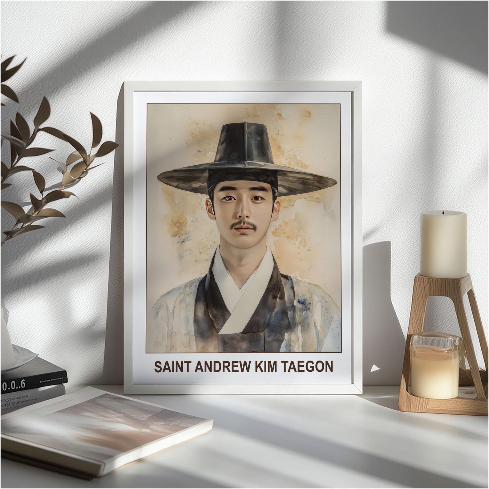 Saint Andrew Kim Taegon Icon | Korean Martyr Priest Artwork | Catholic ...