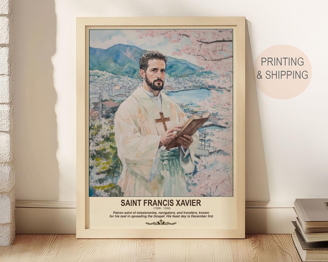 Saint Francis Xavier, Birthday Gifts, Wall Art, Family Gifts, Catholic ...