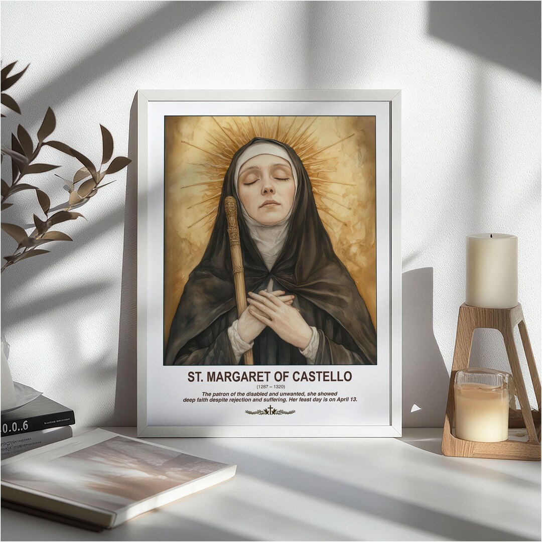 Saint Margaret of Castello Icon | Patron of the Disabled and Unwanted ...