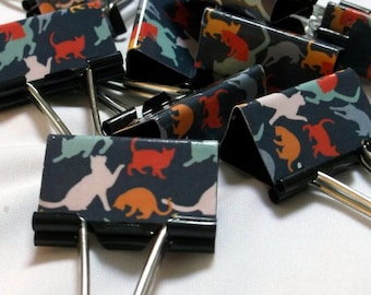 Binder Clip - Moo | Cow | Animal Print | Farm | Office Supply | School ...