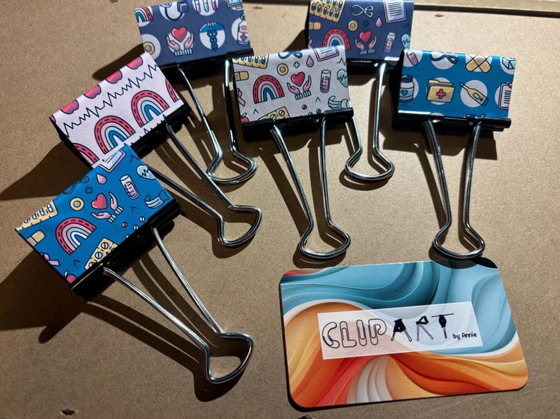 Binder Clips | Nurses Save Lives | Healthcare | Journal | Clip | Office ...