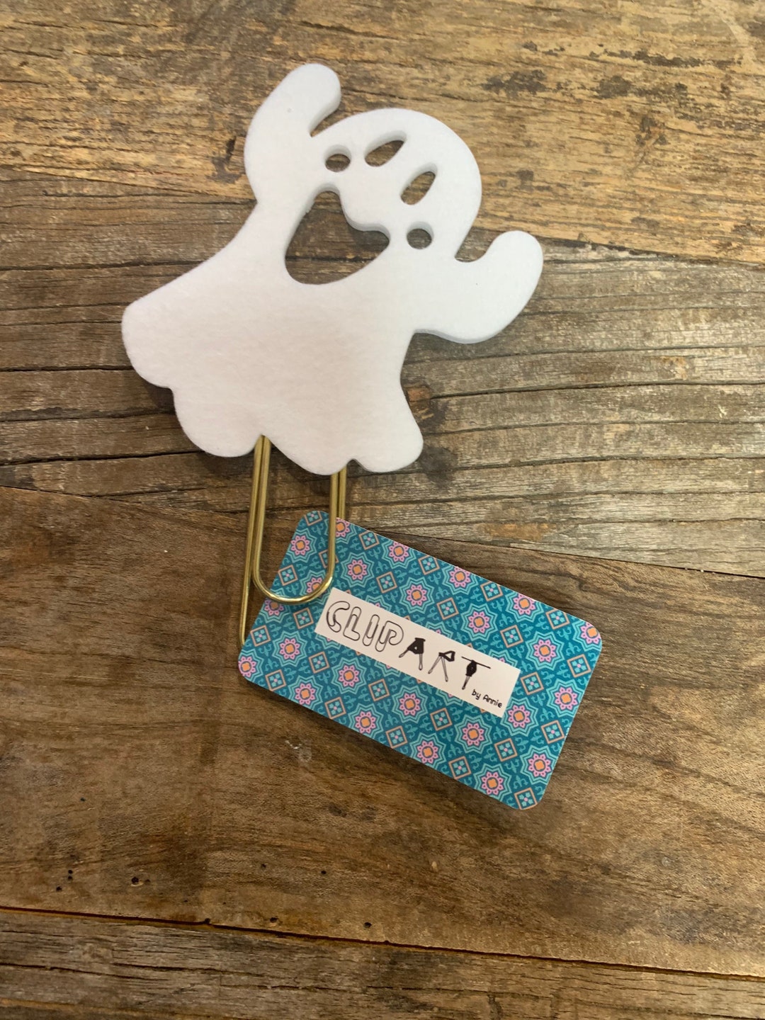 Giant Ghostie Paper Clip/bookmark - Etsy