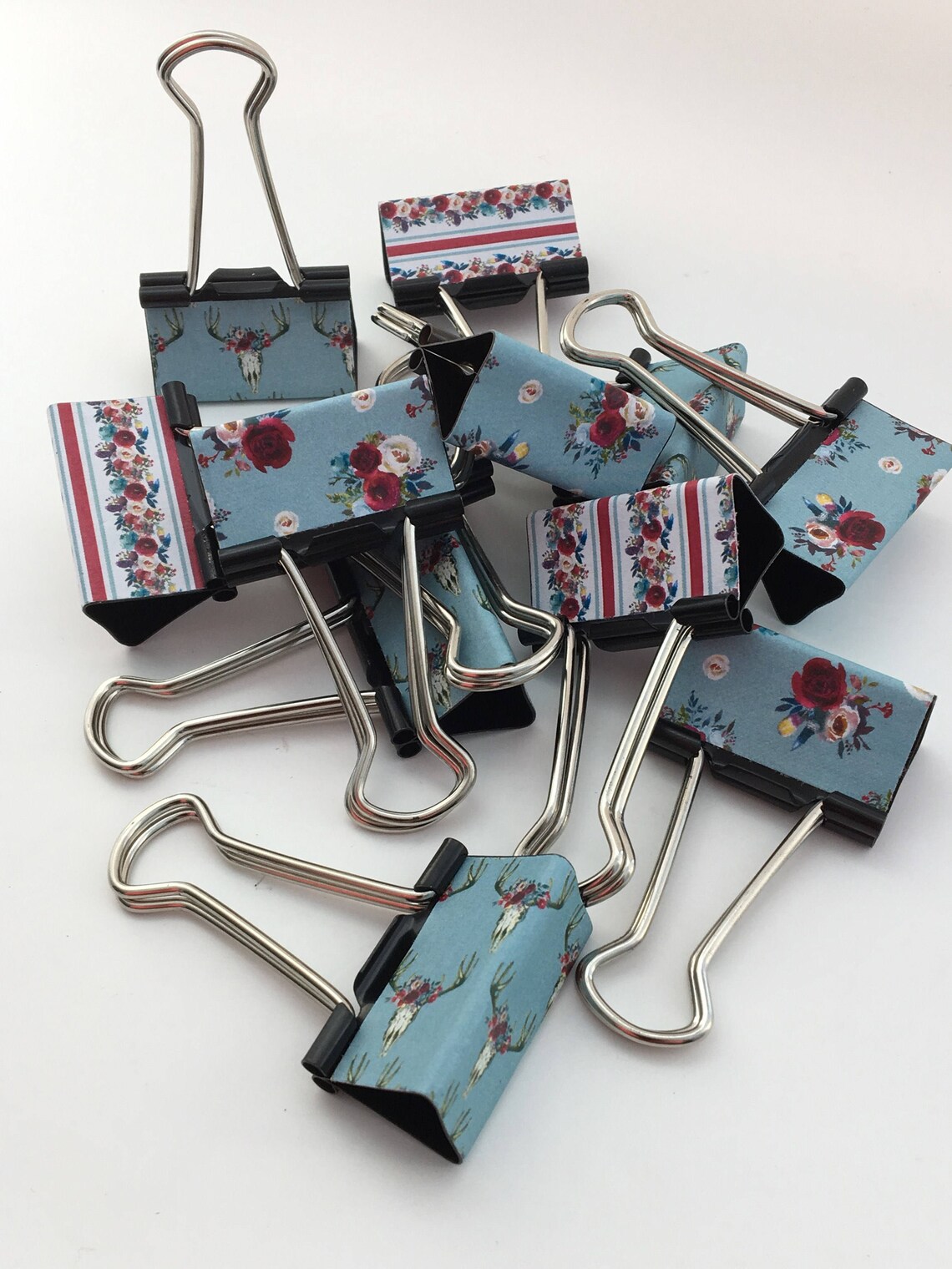 Binder Clips boho Chic - Etsy