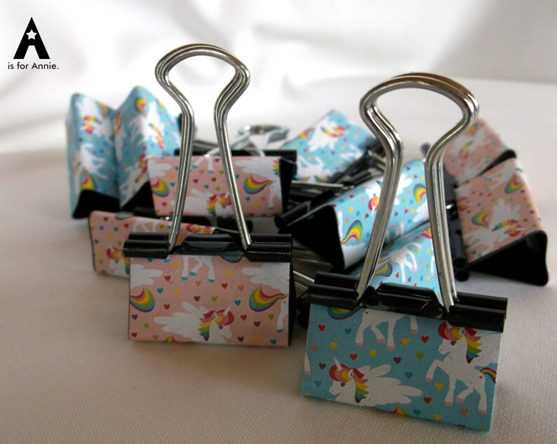 Binder Clips - "ponicorns" - Etsy