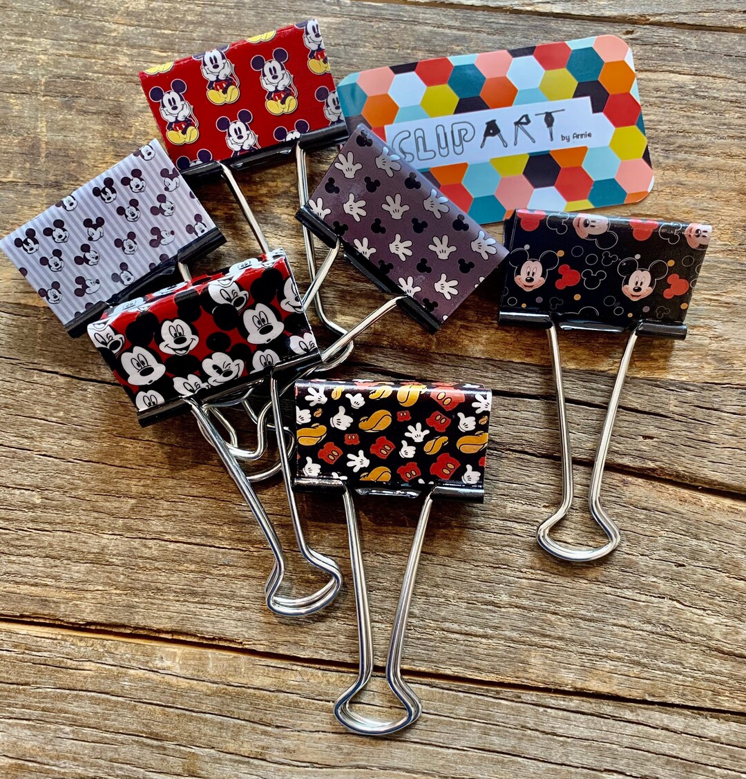 Binder Clip - Mouse Mix | Office Supply | School | Journal | WFH | Work ...