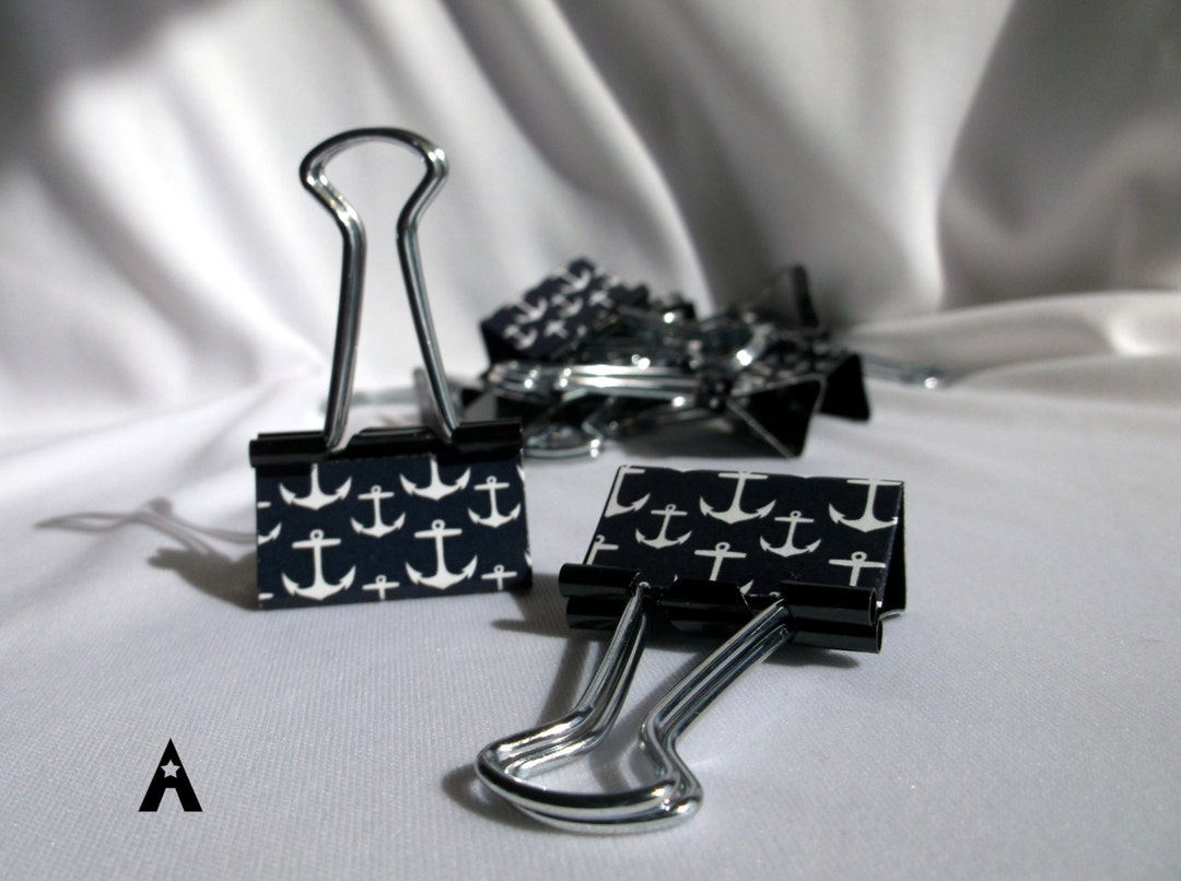 Binder Clip - Navy Yard | Anchor | Boat | Office Supply | School ...
