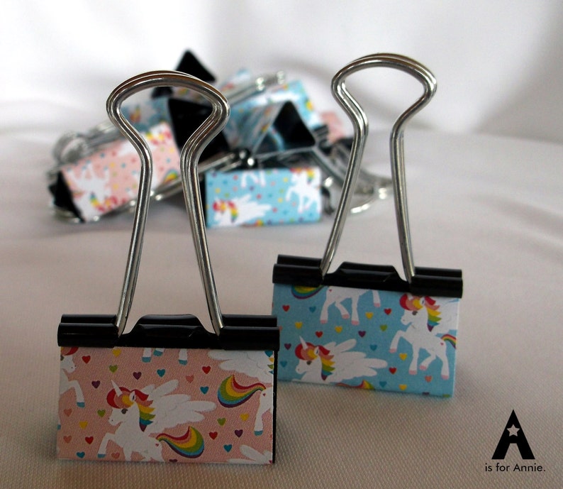 Binder Clips - "ponicorns" - Etsy