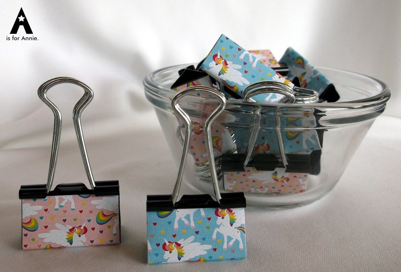 Binder Clips - "ponicorns" - Etsy
