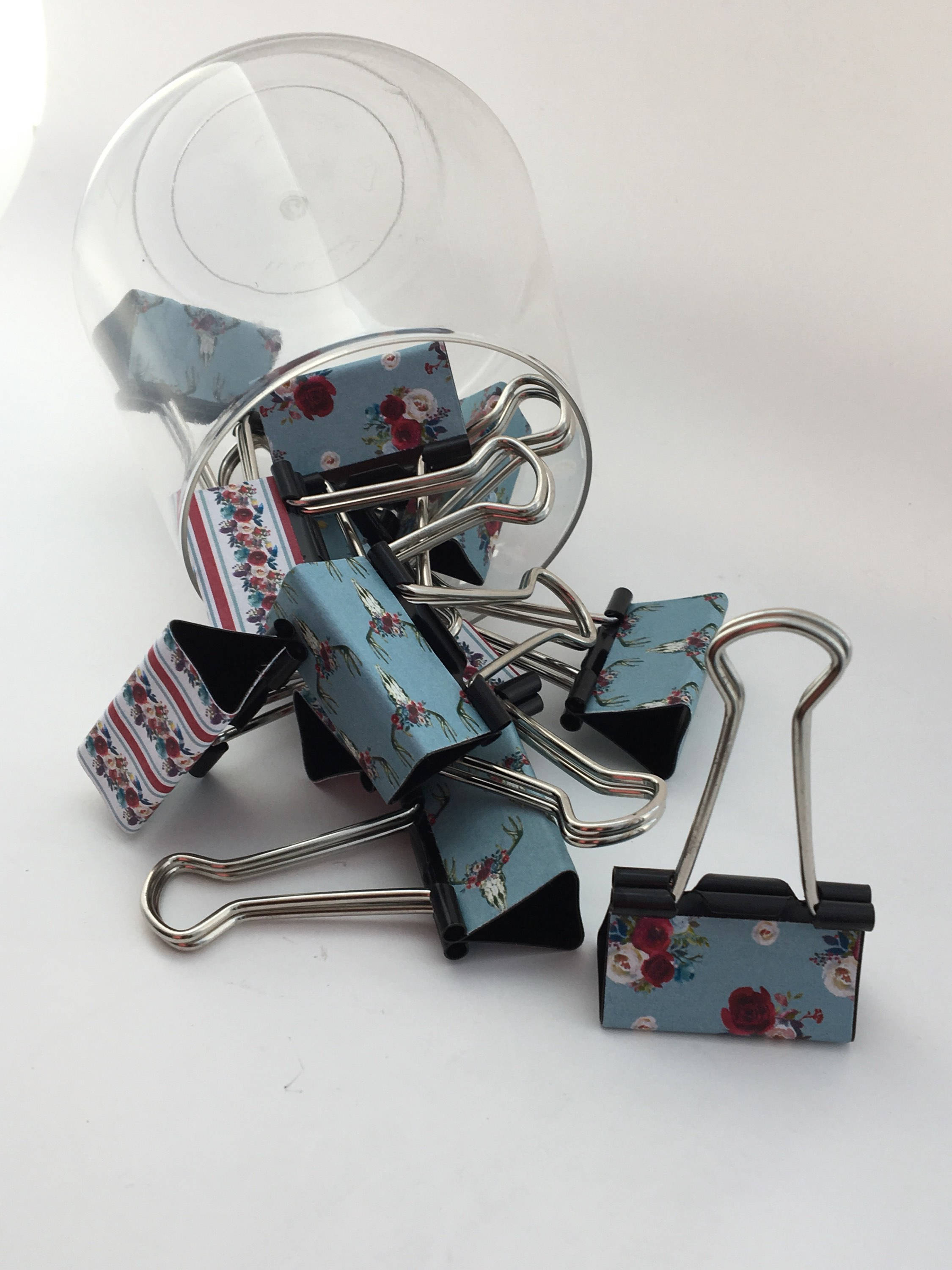 Binder Clips - "boho Chic" - Etsy