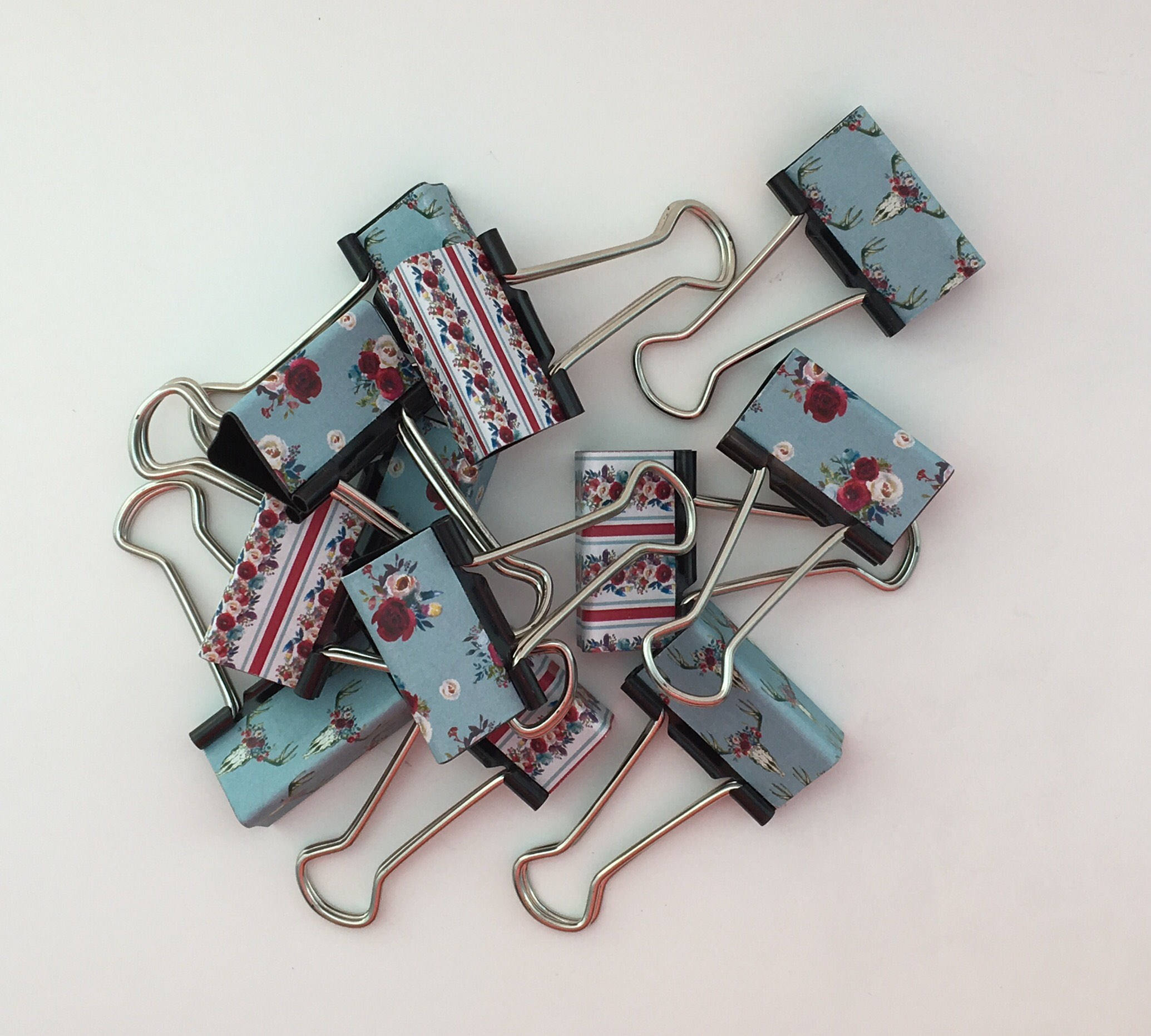 Binder Clips boho Chic | Etsy