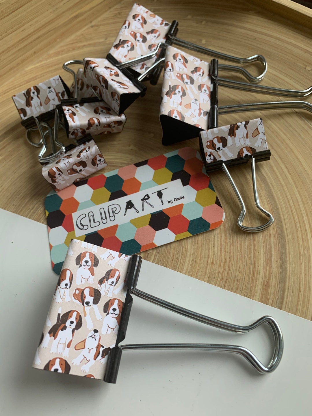 Binder Clips - “regal Beagle” - Etsy