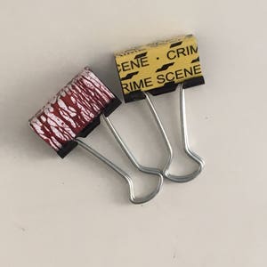 Binder Clips - "true Crime" - Etsy