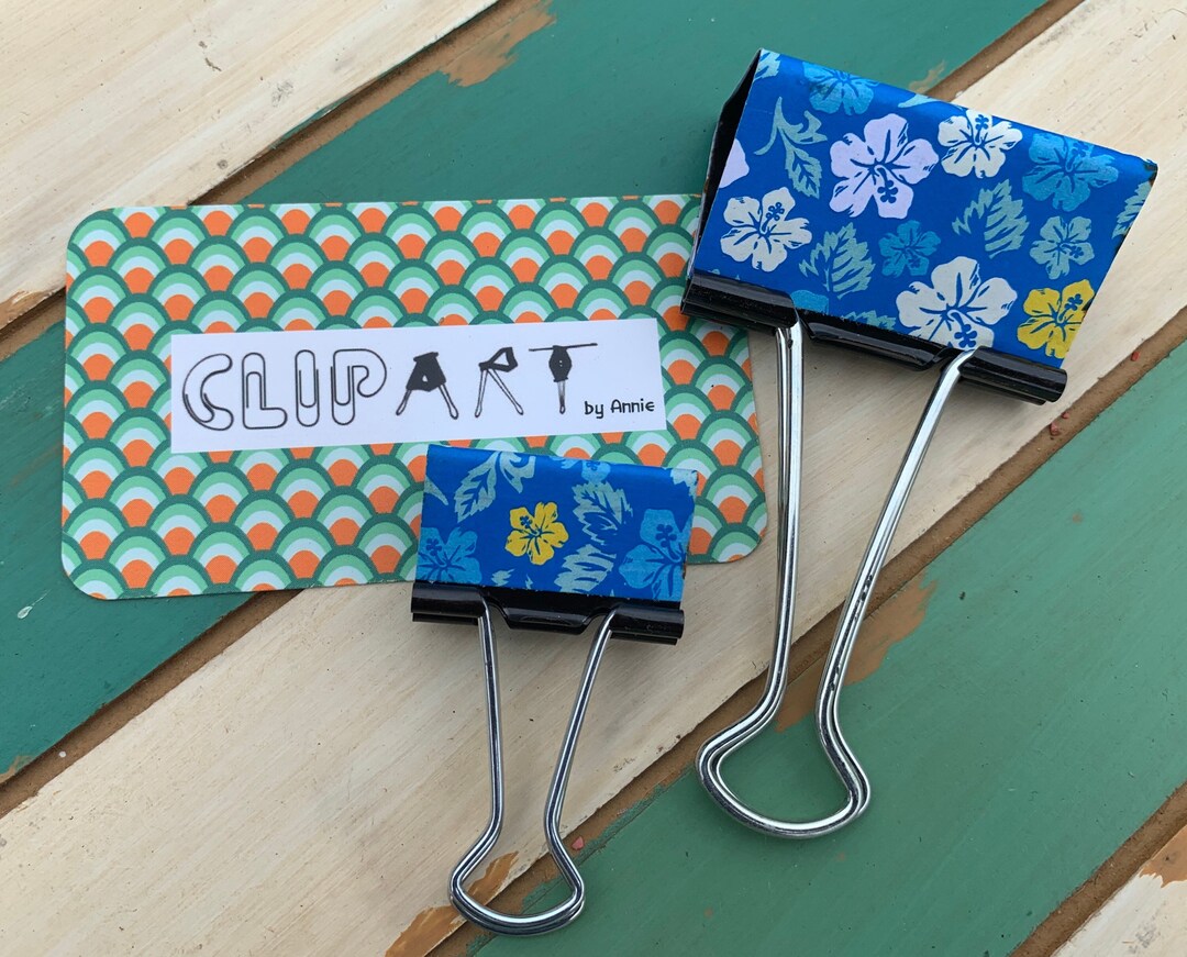 Binder Clip - Aloha | Floral | Hibiscus | Hawaii | Office Supply ...