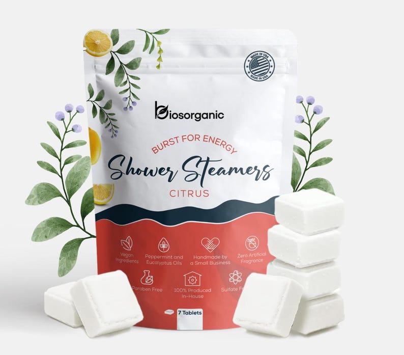 Eucalyptus Peppermint Shower Steamers, Aromatherapy Shower Bomb - Etsy