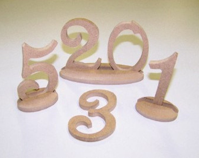 Table Numbers Wood 3 Inch Special Buy - Etsy