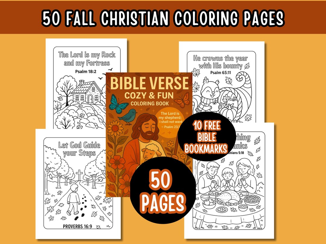 50 Fall /Autumn Sunday School Coloring Pages | Homeschool Printable ...