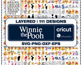 LAYERED SVG Bundle for Cricut Silhouette Cut Files Cartoon Vector ...
