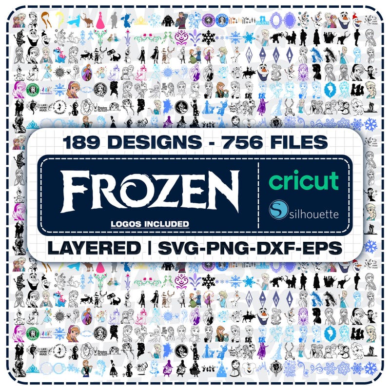 Elsa Silhouette - Etsy