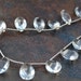AAA Rock Crystal Pan Cut Faceted Pear Briolette Bead One - Etsy
