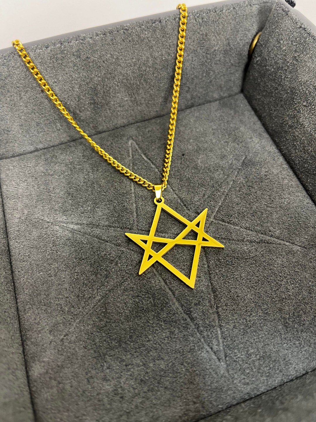 BMTH NECKLACE Unicursal Hexagram GOLD - Bring Me the Horizon - Etsy