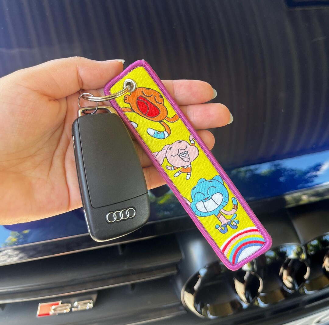 Amazing World of Gumball JET TAG Keychain - Etsy