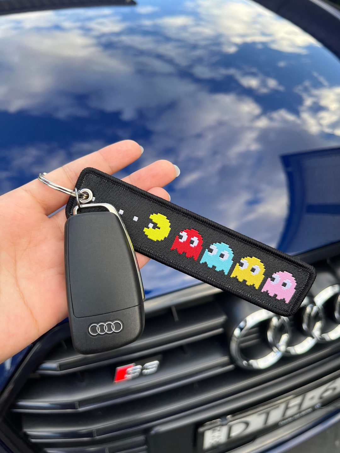 PACMAN JET TAG Keychain - Etsy