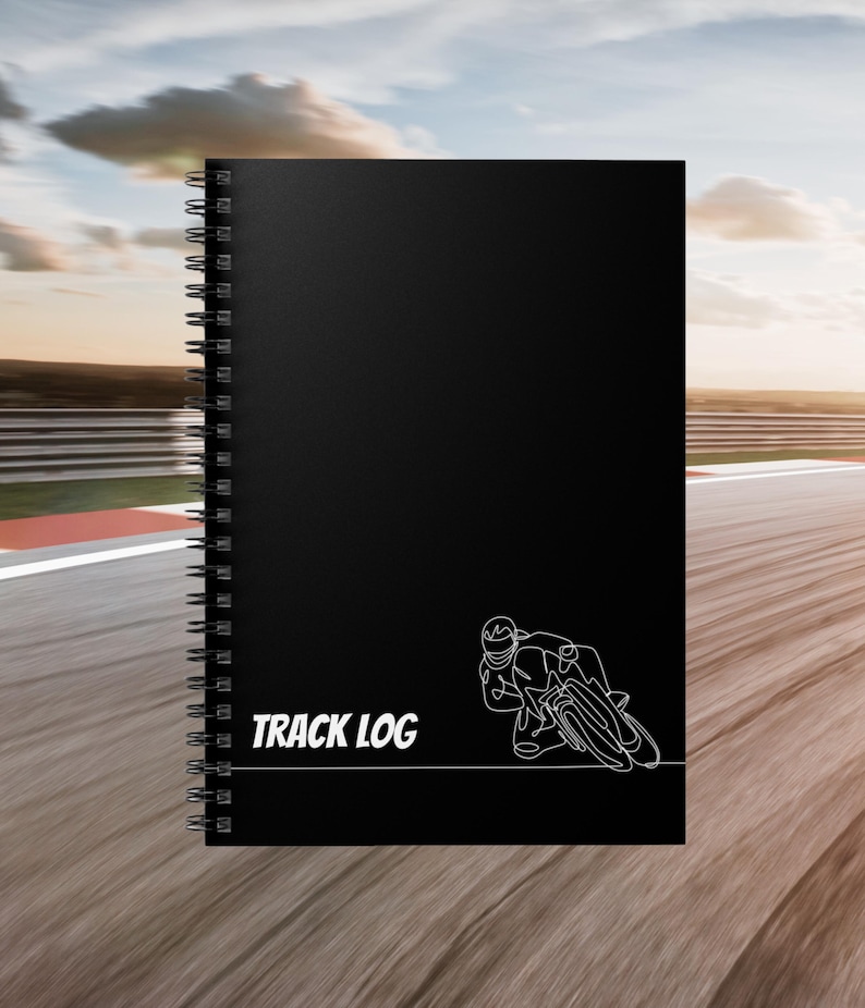 Motorcycle Track Day Logbook Rider Notebook for Lap Times, Setup Notes ...