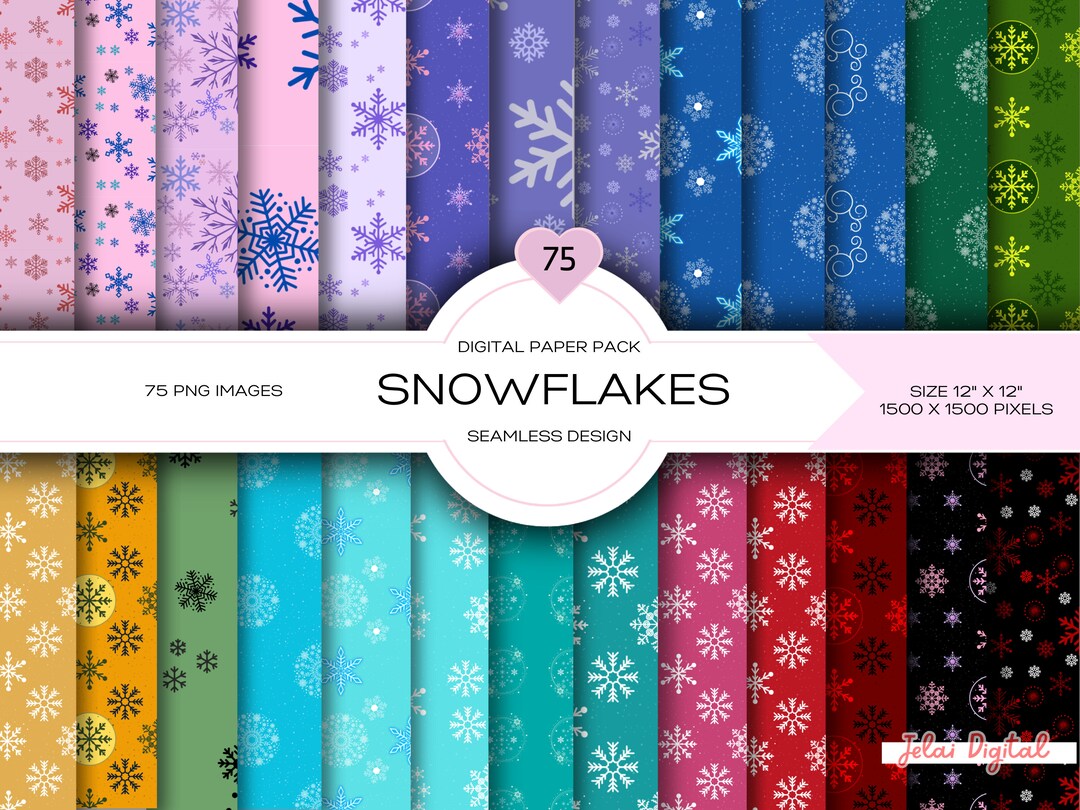 Christmas Digital Paper Seamless Backgrounds and Patterns Christmas ...