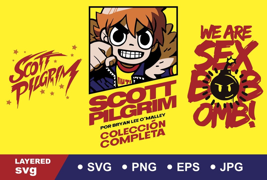 Scott Pilgrim SVG File, Scott Pilgrim Svg Cut Files for Cricut ...