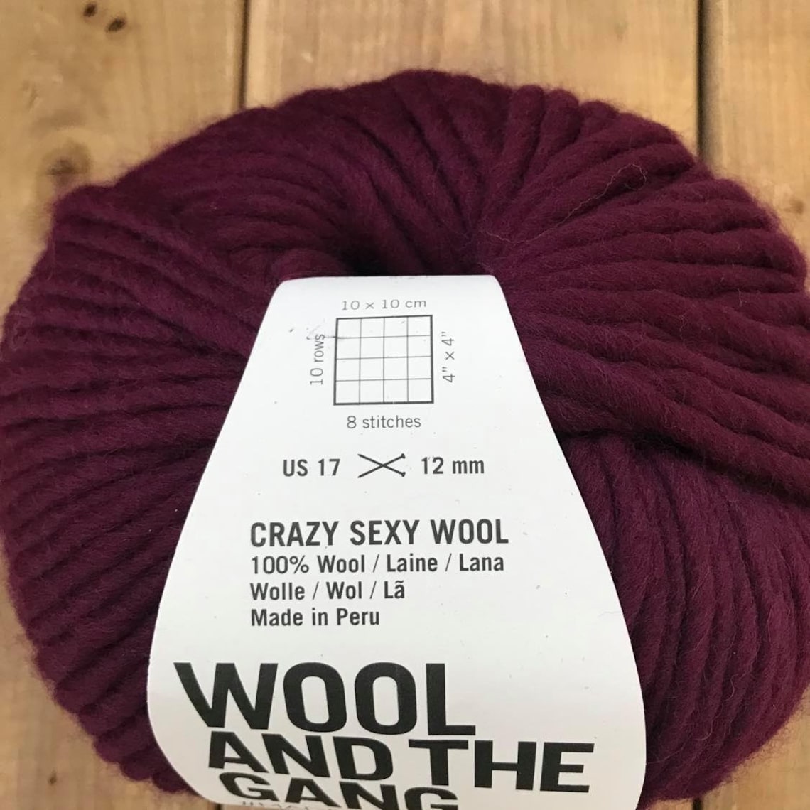 Yarn Wool Wool and the Gang Crazy Sexy Wool Knitting - Etsy Sweden
