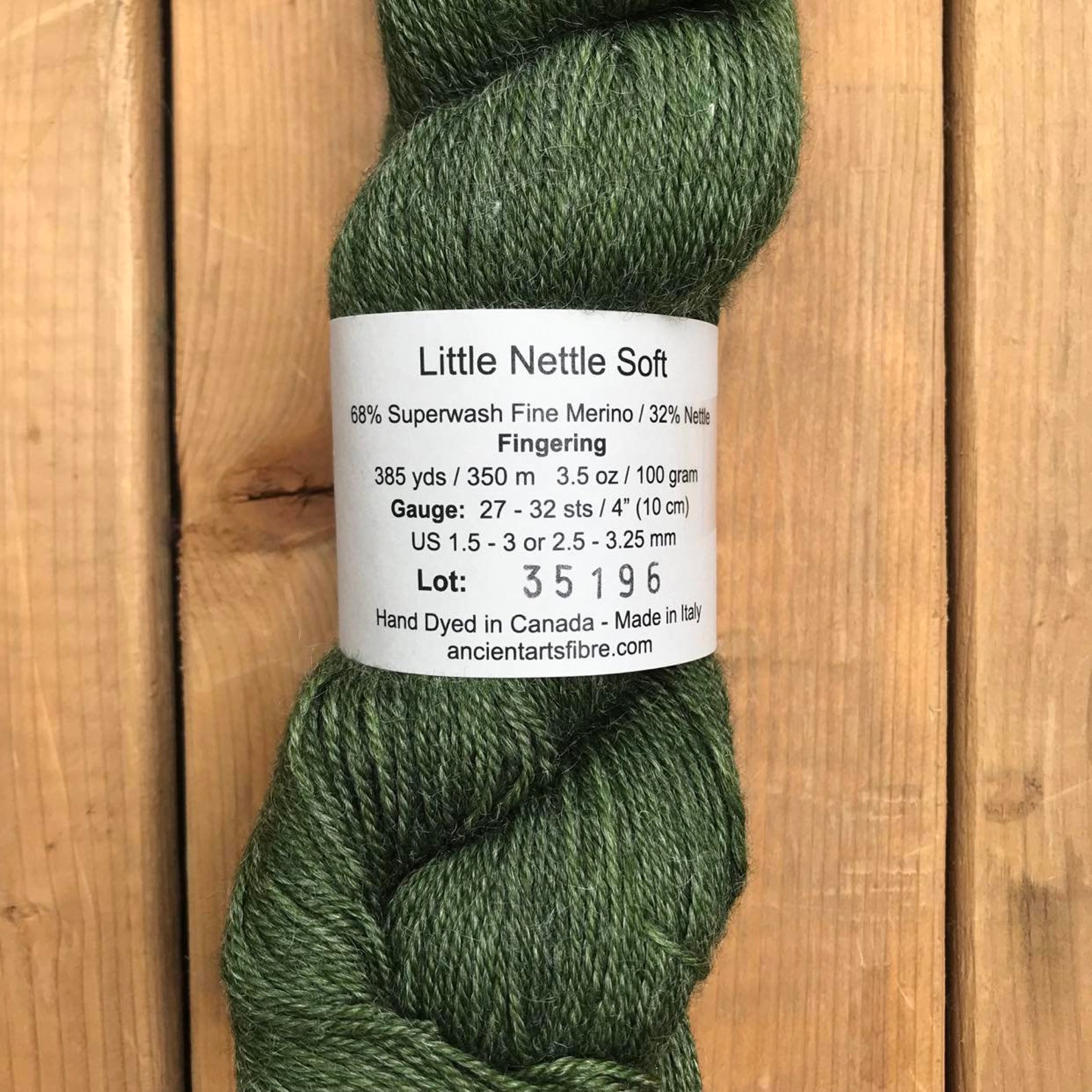 Ancient Arts Yarn, Little Nettle Soft Fingering, Cypress Tree, Eco ...