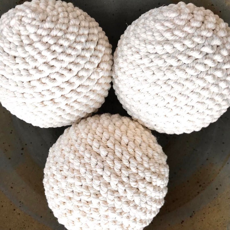 Medium Size Crochet Balls, Decorative Ornaments, Table Decoration, Boho ...