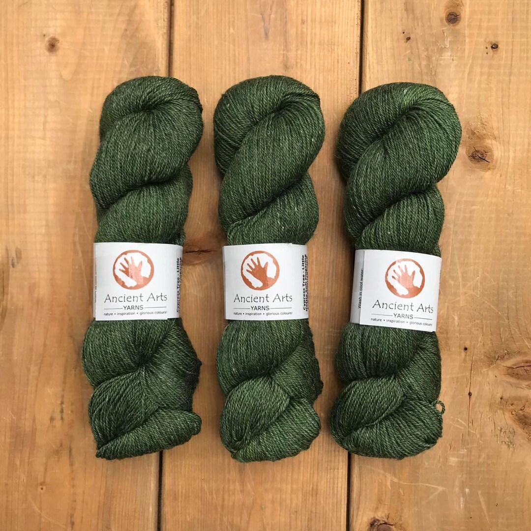Ancient Arts Yarn, Little Nettle Soft Fingering, Cypress Tree, Eco ...