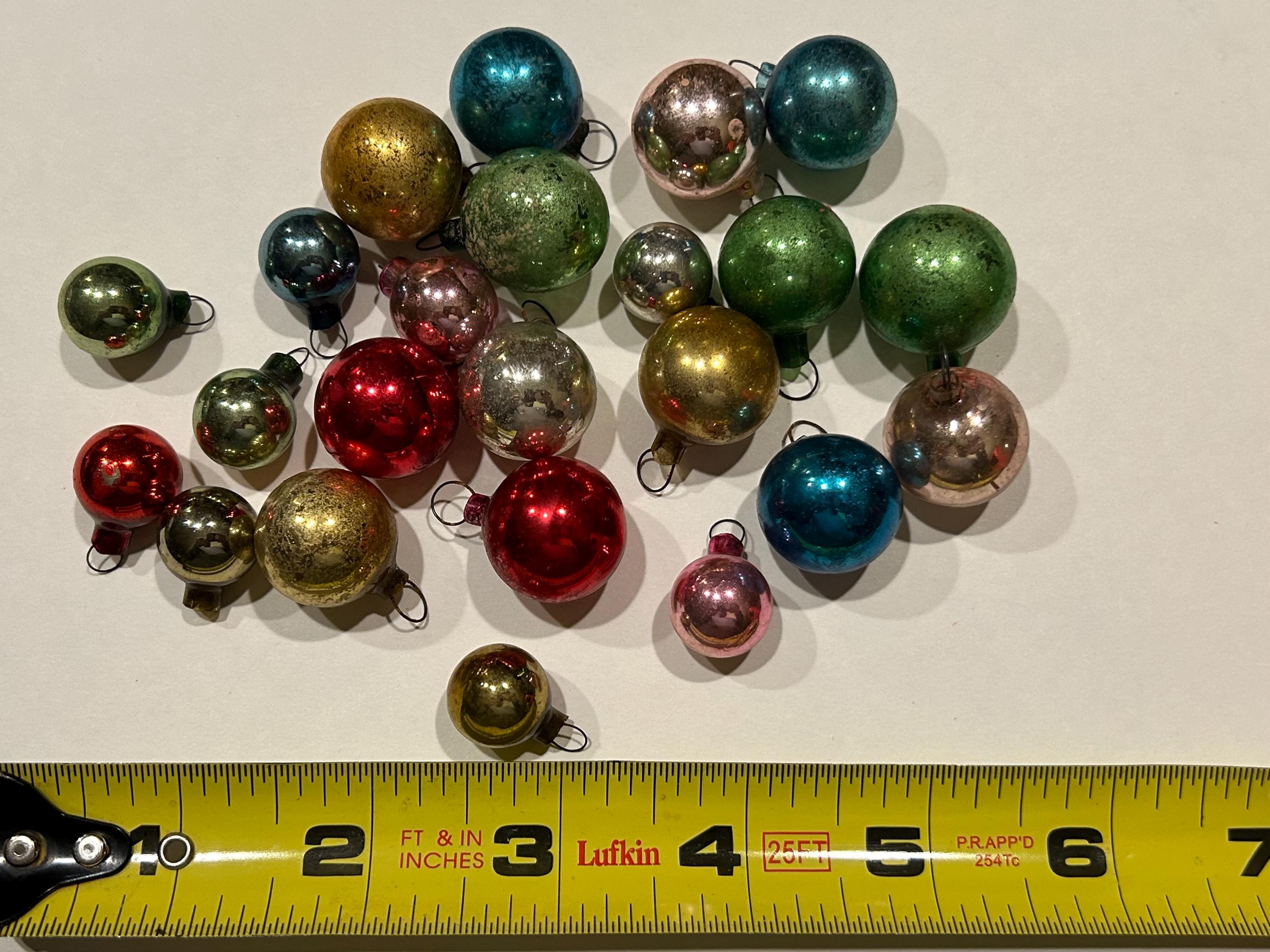 Vintage MINI Shiny Bright Ornaments - Etsy