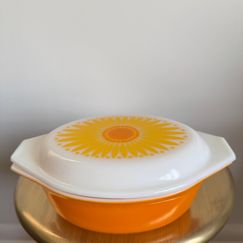 Pyrex Sunflower - Etsy