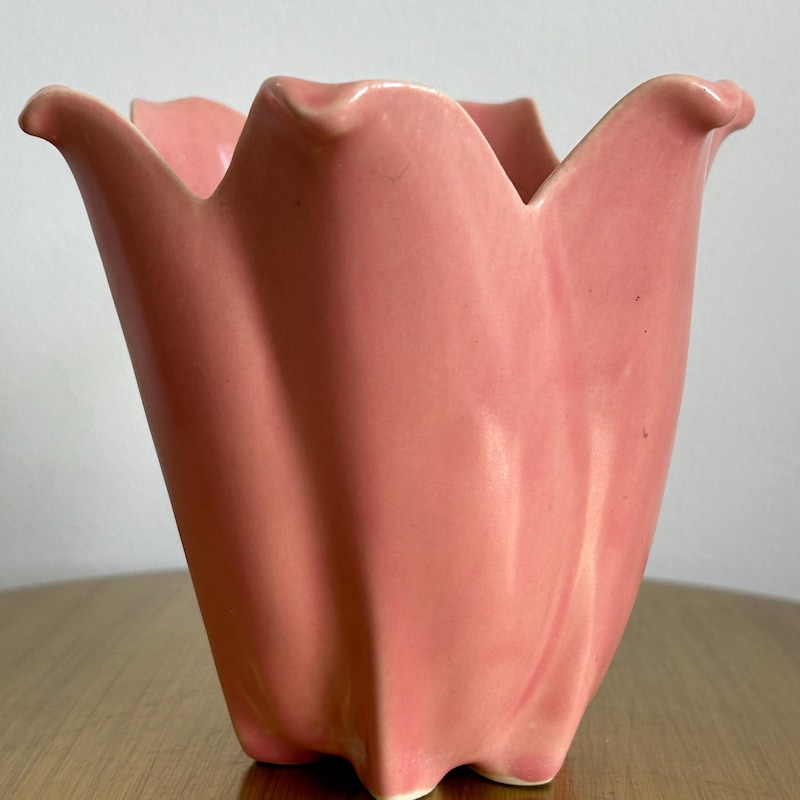 Pink Ceramic Planter - Etsy