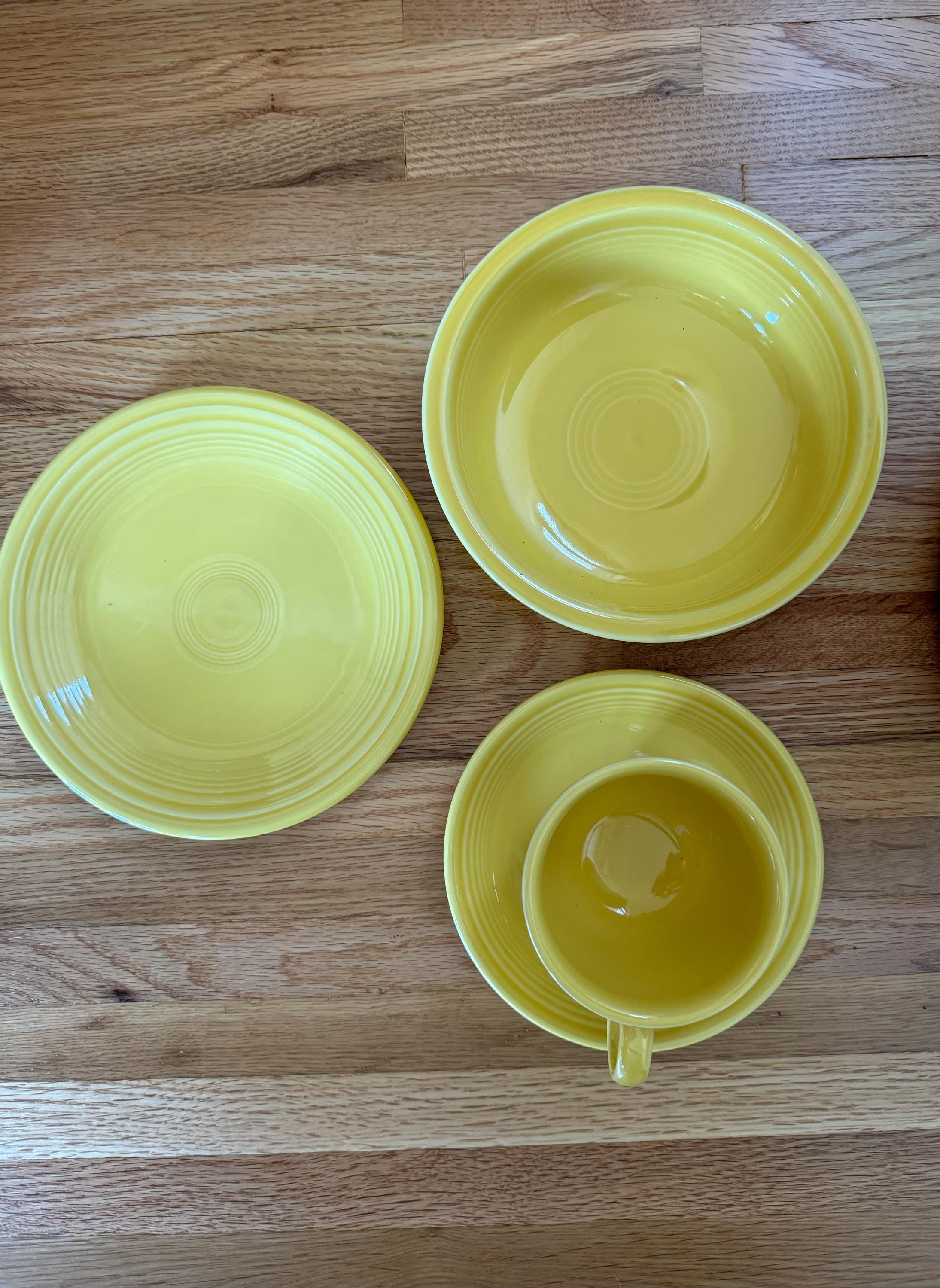 Sunflower Fiesta / Fiestaware 5 Piece Place Setting - Etsy