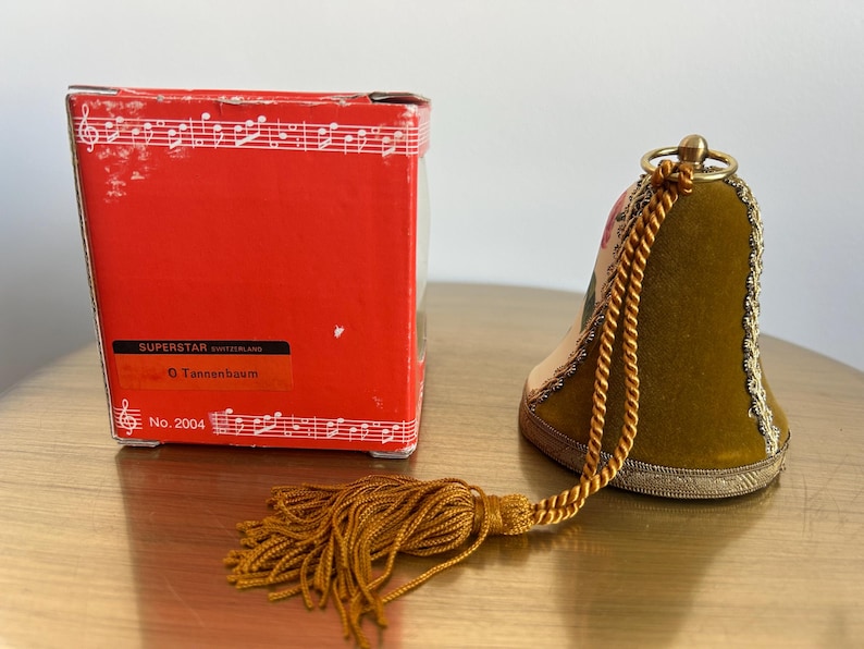 Vintage West Germany Musical Bell – Wind up Christmas Bell Plays O ...