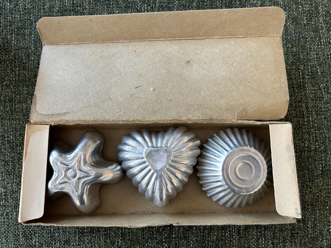 Vintage Sandbakkel Set – 15 Pc Gladd Co. Minneapolis MN 3 Patterns ...