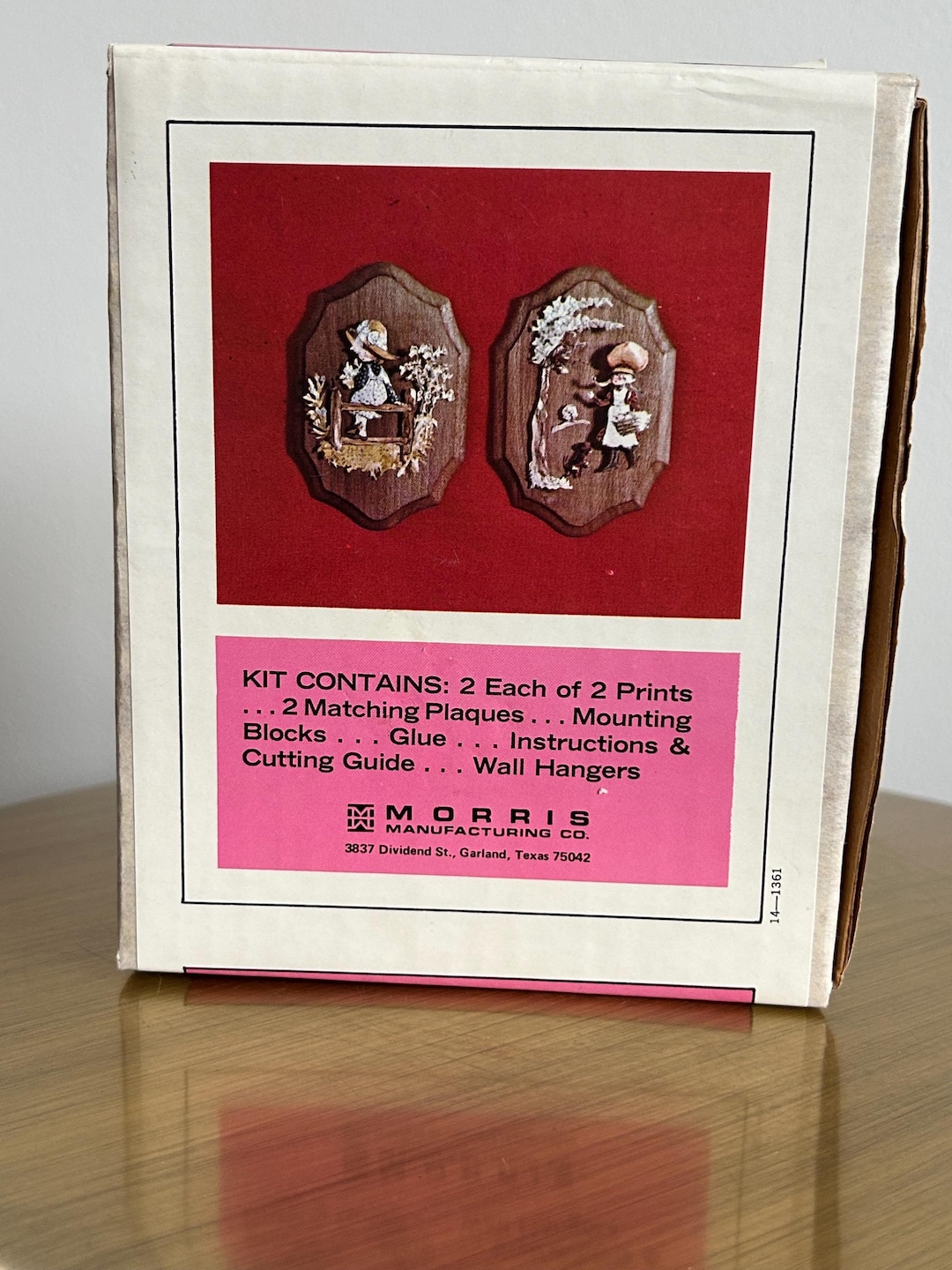 Vintage Morris “lil’ People” 3D Plaque Kit – Girl on a Rail Fence ...