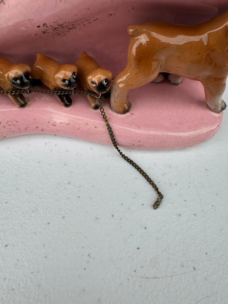 Pink Vintage Boxer Dog Planter Flower Pot - Etsy