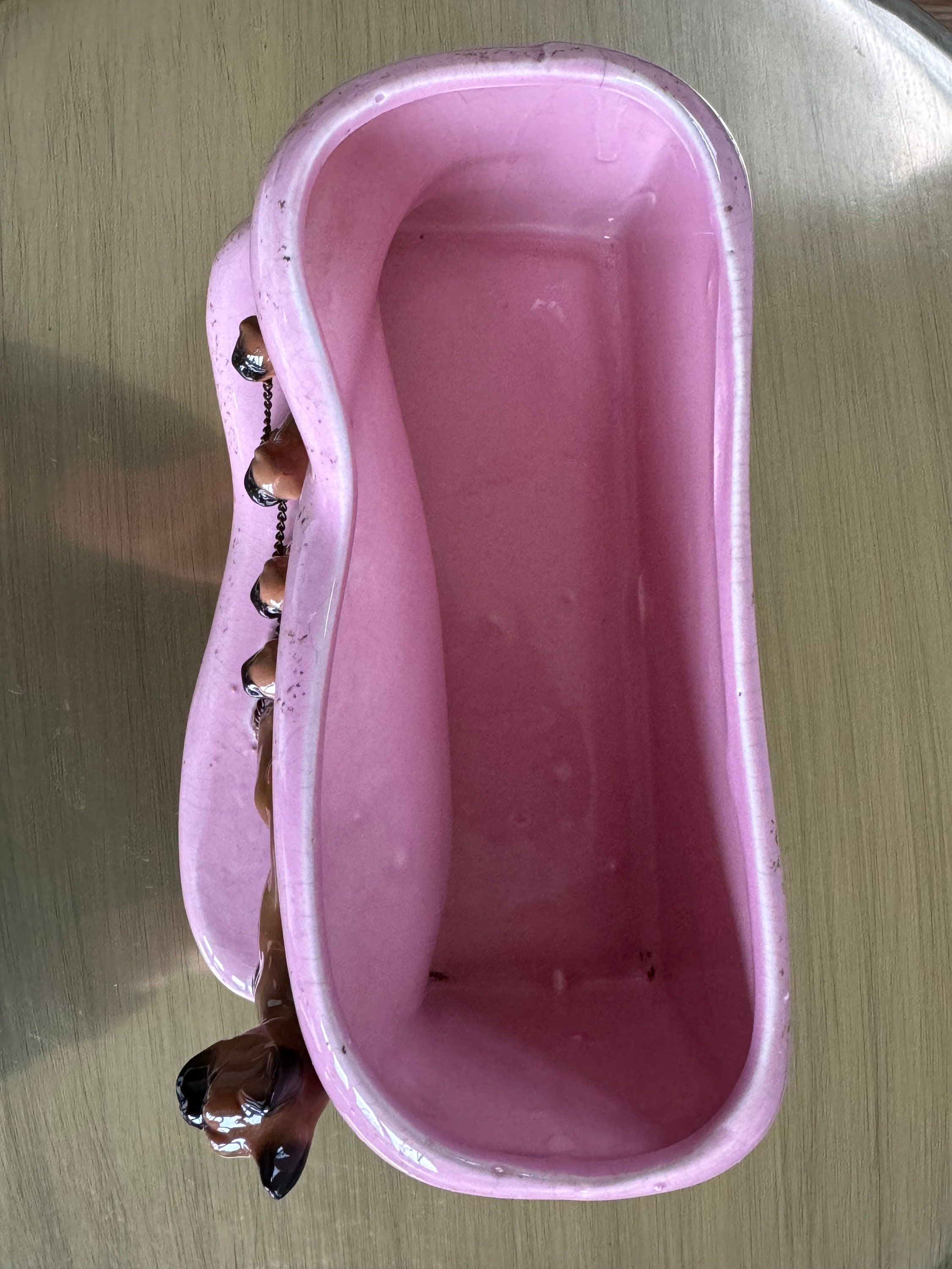 Pink Vintage Boxer Dog Planter Flower Pot - Etsy