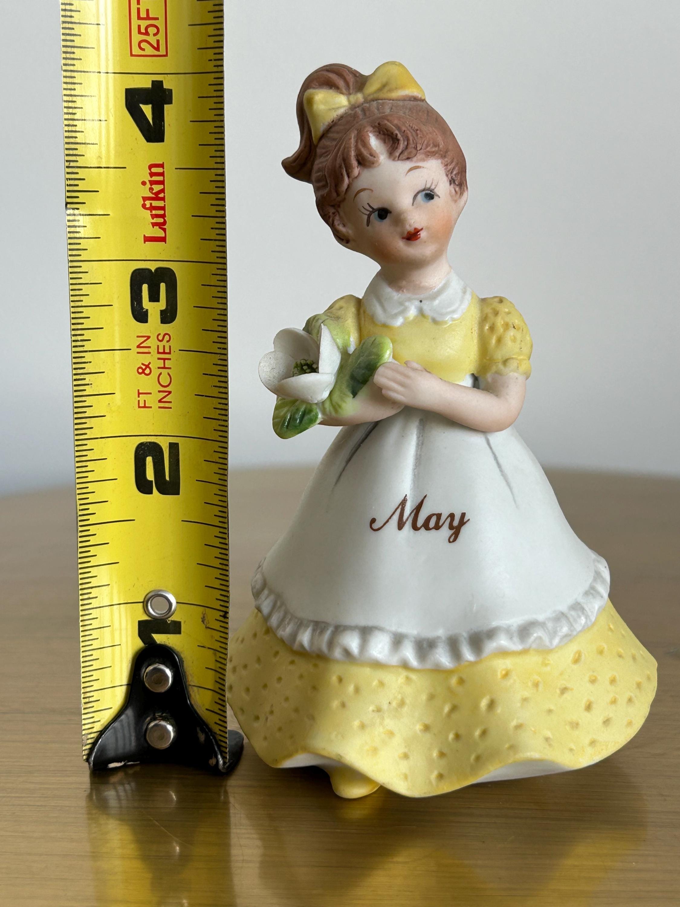 Vintage Lefton May Birthday Girl Figurine | Flower of the Month May ...
