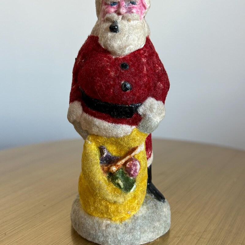 Chalkware Santa - Etsy