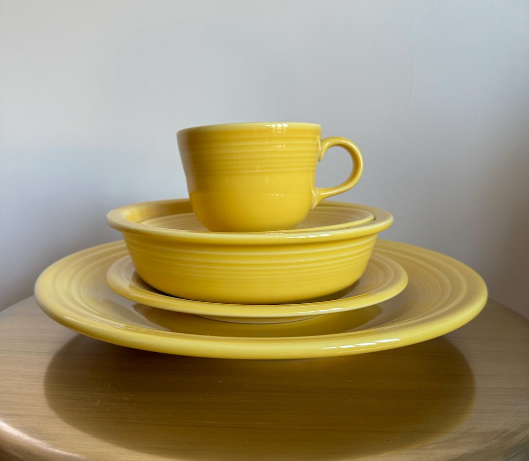 Sunflower Fiesta / Fiestaware 5 Piece Place Setting - Etsy