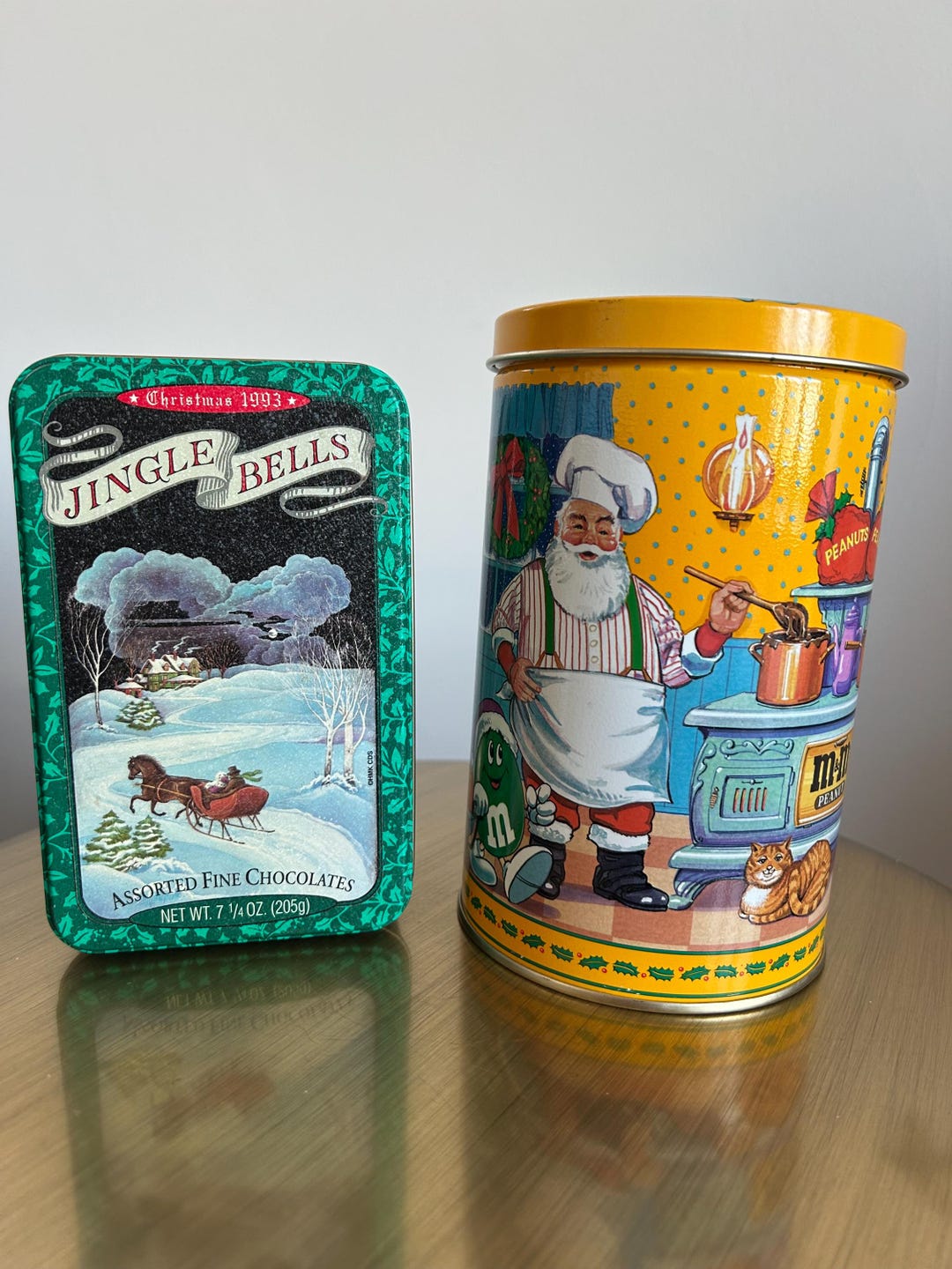 Pair of Vintage Candy Collectible Tins - Etsy