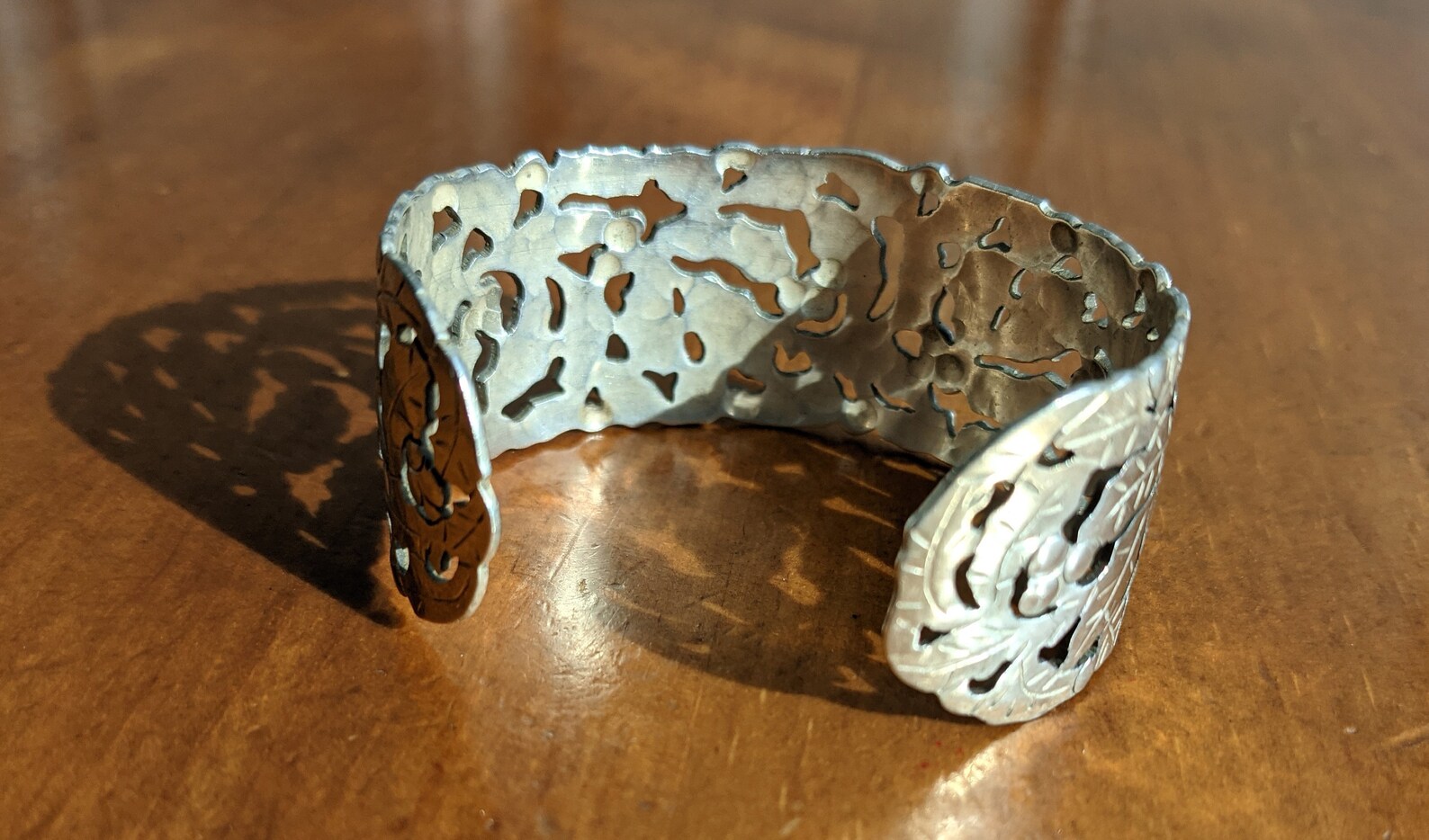 Antique Victorian Oak Leaf Holly Berry Openwork Wide Cuff - Etsy