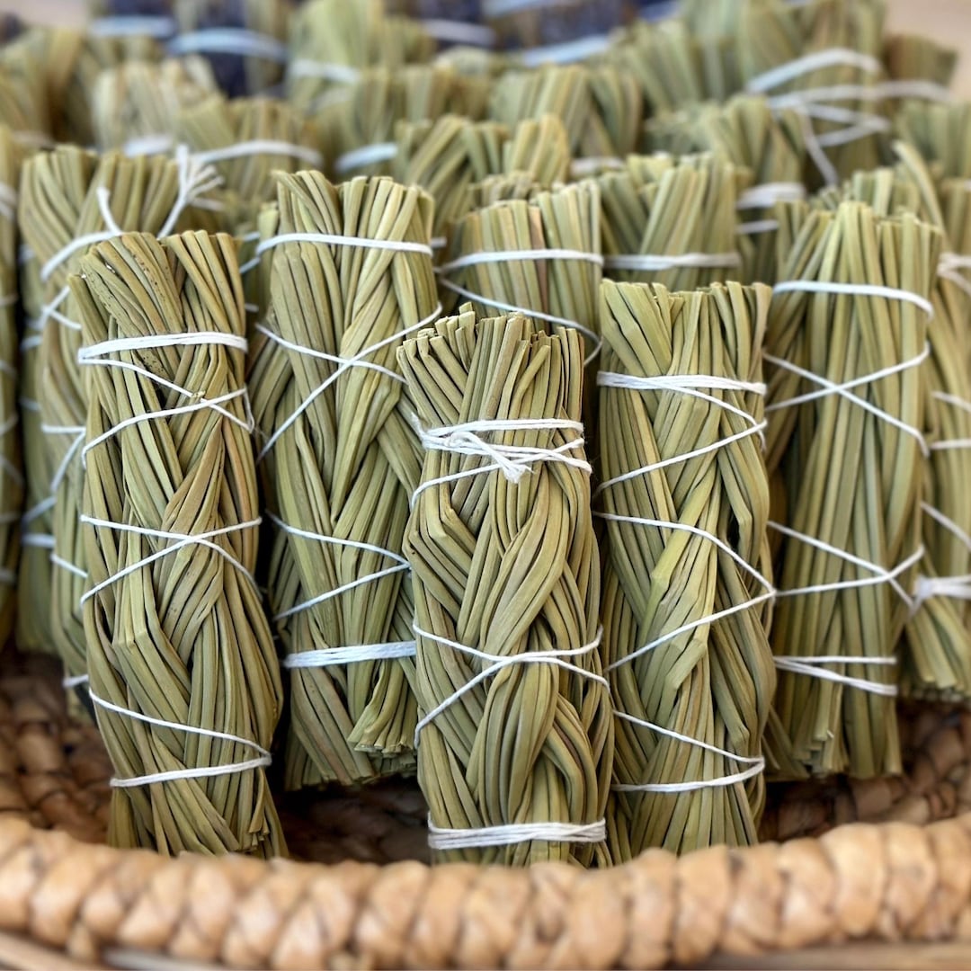 Sweetgrass Bundles Sacred Smudging Tool for Purification & Positivity ...