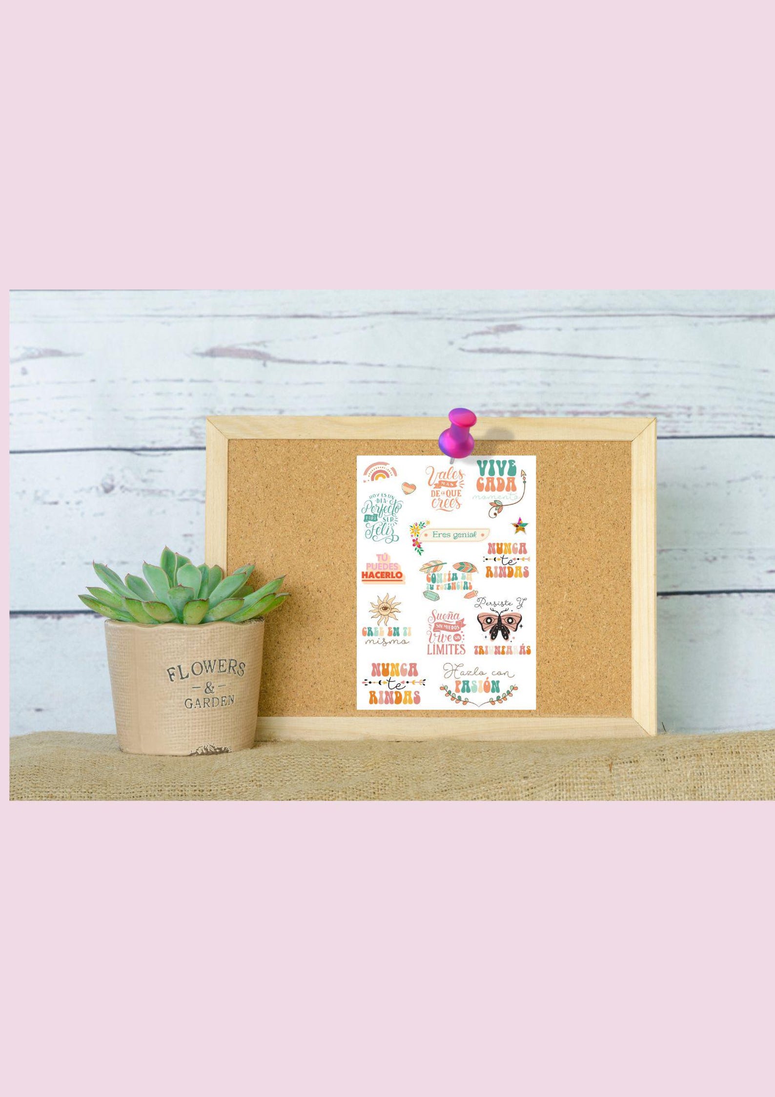 Latina Digital Vision Board 2025 Printable, Vision Board Photo Collage ...