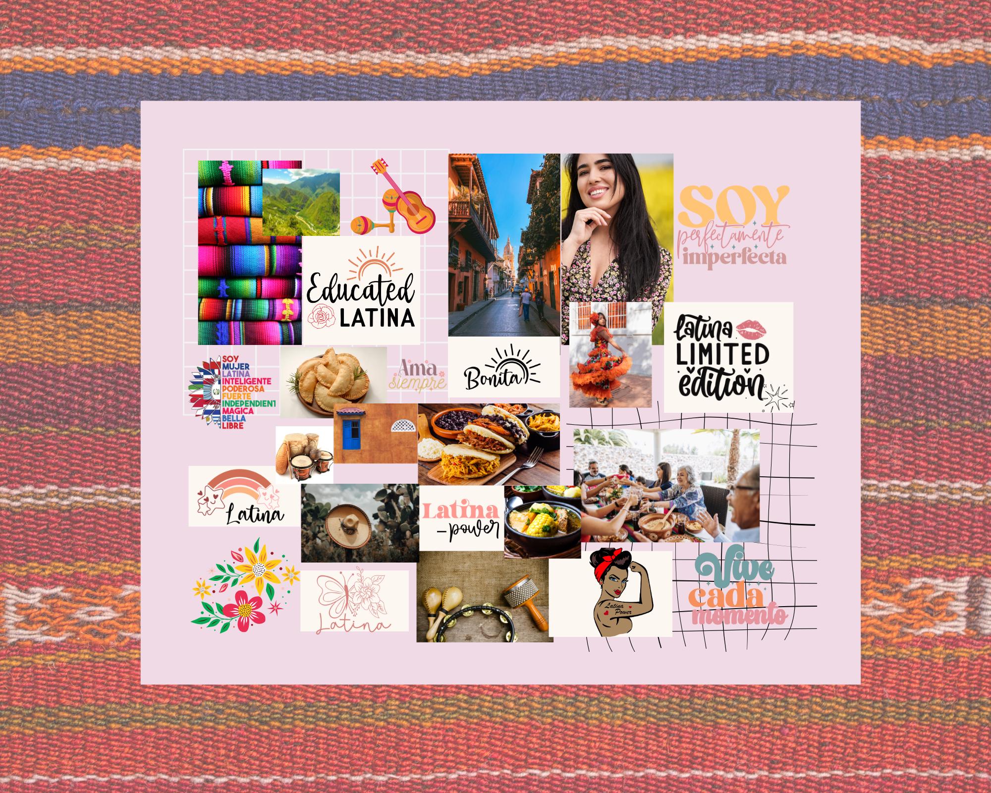 Latina Vision Board 2026: Printable Photo Collage (digital Download) - Etsy